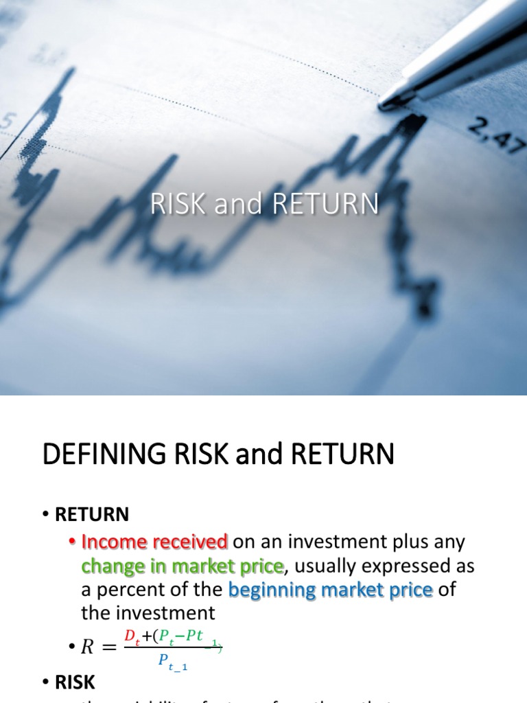 Risk and Return | PDF | Capital Asset Pricing Model | Financial Risk