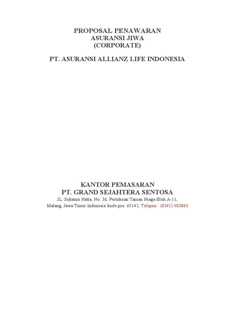 Proposal Penawaran | PDF