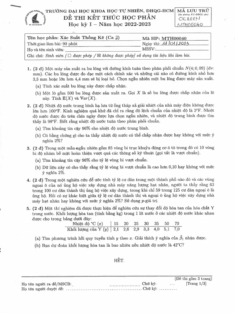 2022 2023 Ca2 PDF | PDF