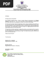 Solicitation Letter - Brigada Eskwela | PDF | Classroom | Schools