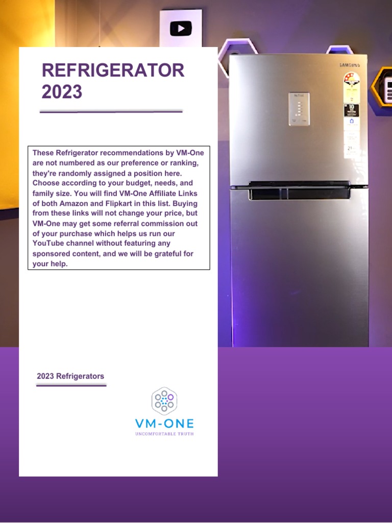 Refrigerator 2023 | PDF | Refrigerator | Home Appliance