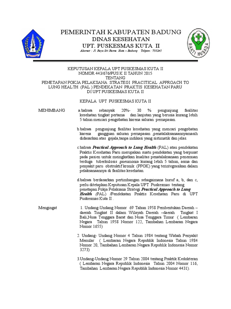 SK Tim Pal Upt Pusk K Ii 2015 | PDF