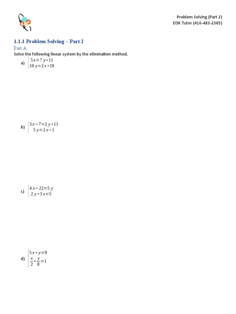 1.1.1 Problem Solving Part 2 | PDF | Elementary Geometry | Mathematics