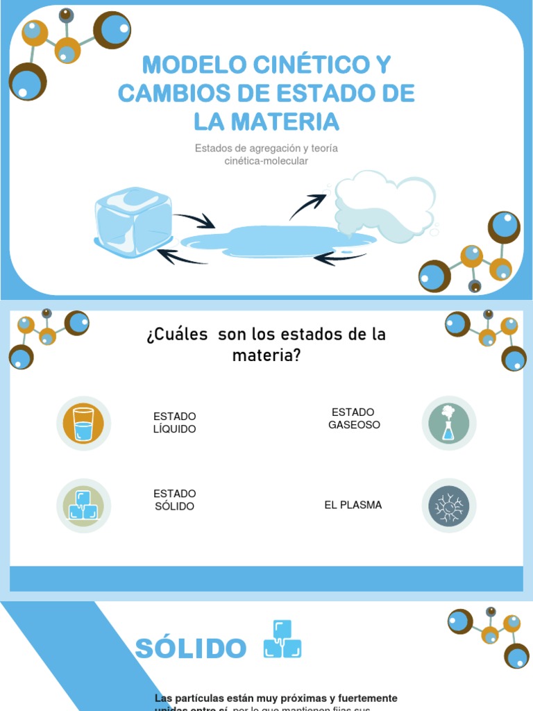 Plantilla Power Point Estados de La Materia PDF | PDF