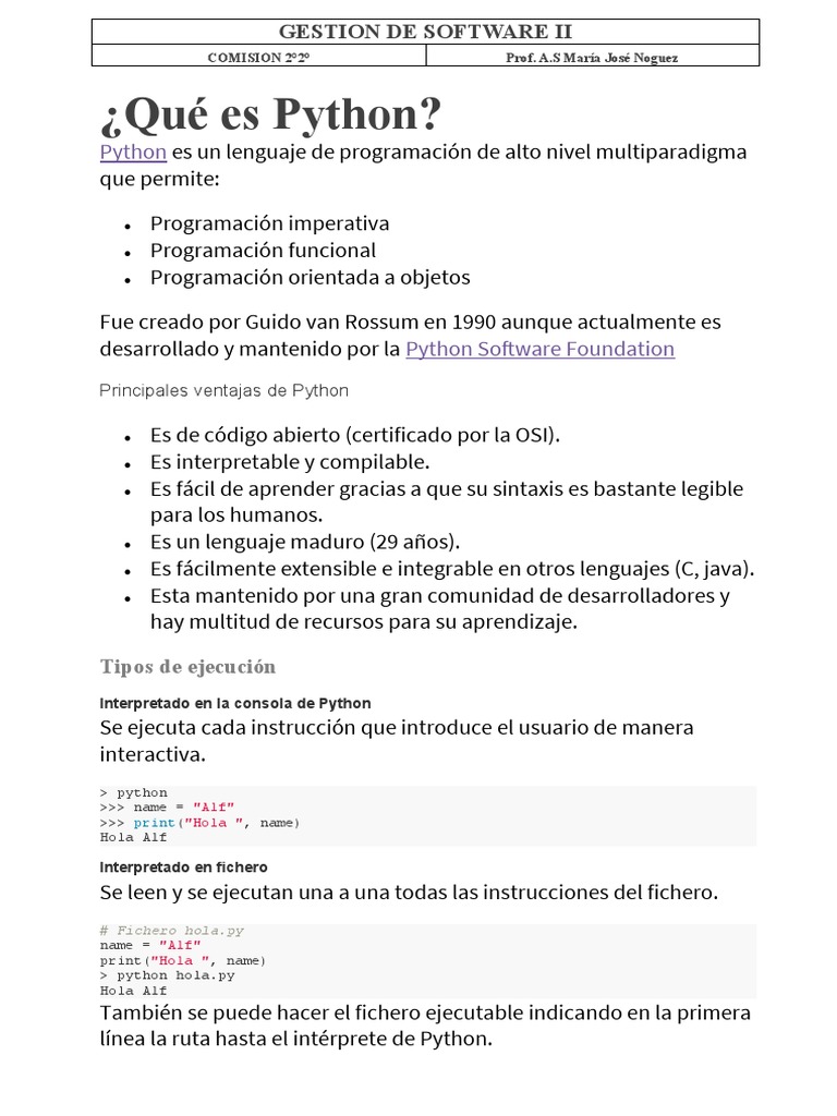Python Excelente de La Web Aprende Con Alf Python | PDF | Python ... Python Excelente de La Web Aprende Con Alf Python | PDF | Python ...