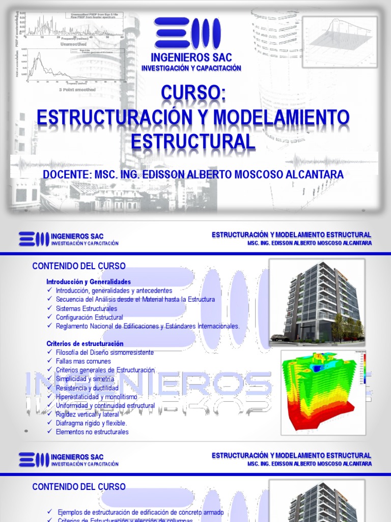 Estructuración y Modelamiento | PDF | Ingeniería | Ingeniero civil
