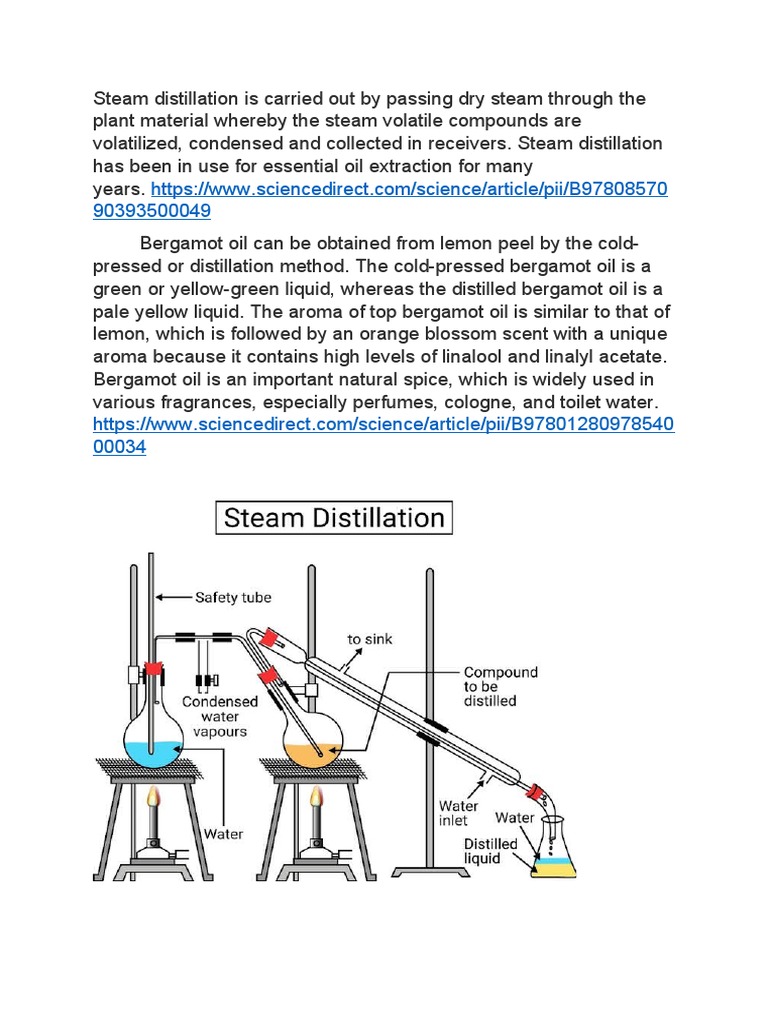 Steam Distillation | PDF