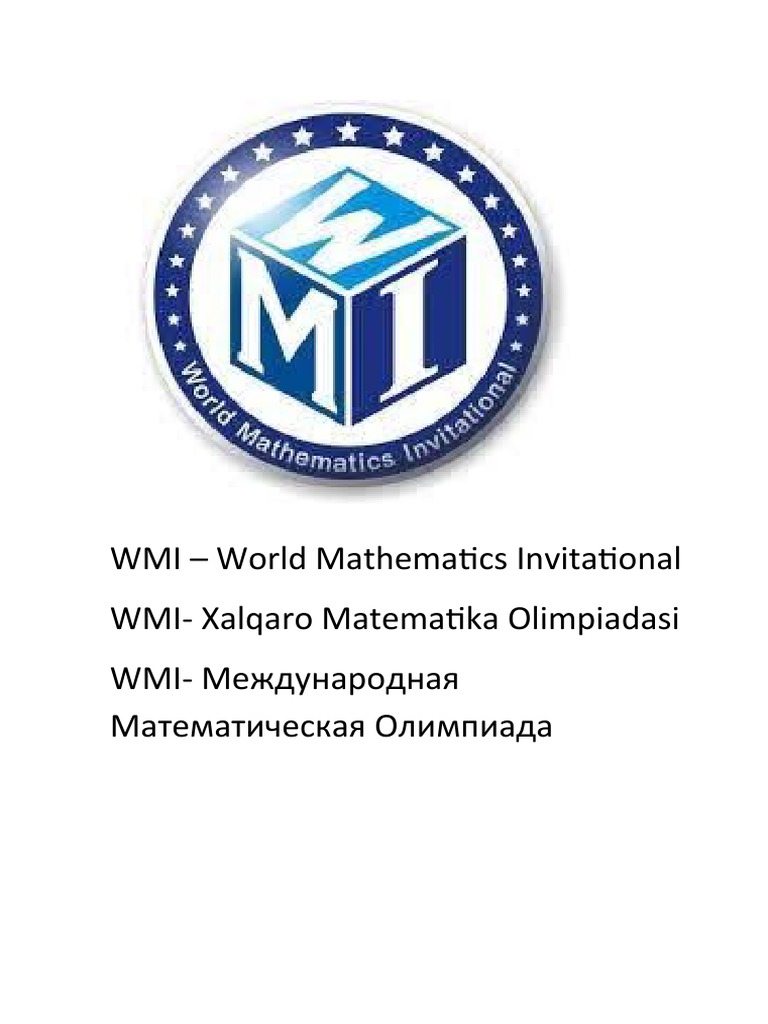 WMI 2021 Final | PDF