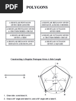 Constructing Regular Polygons Guide | PDF | Circle | Polygon