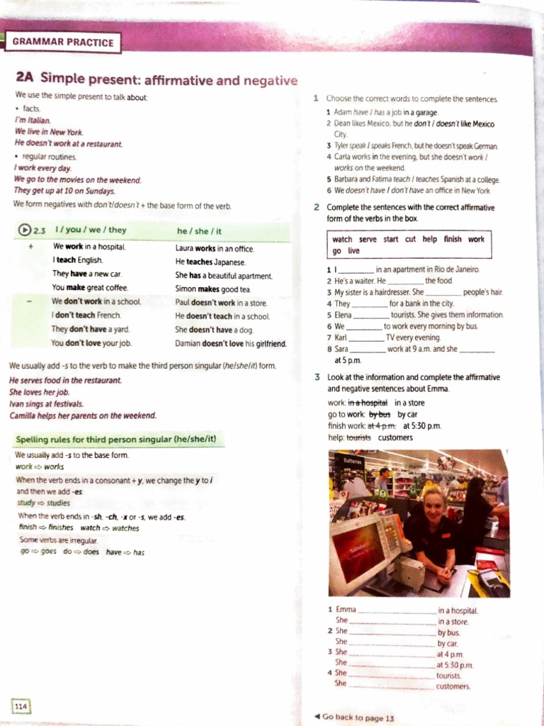 Simple Present | PDF | Human Communication | Syntax