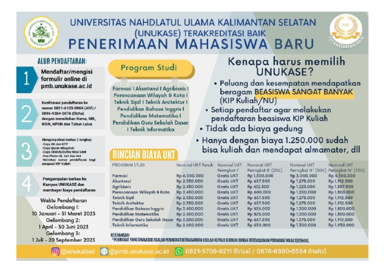 Brosur PMB UNUKASE 2023 A4 | PDF