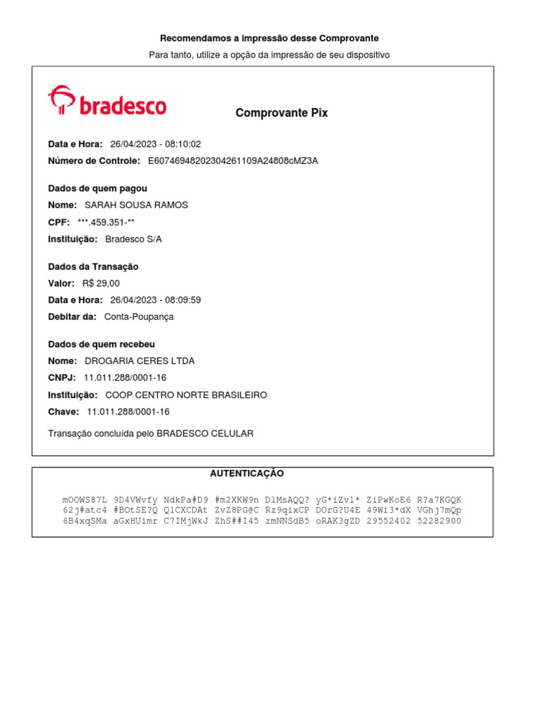 Comprovante PDF | PDF