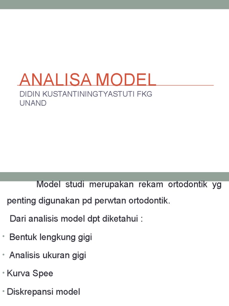 Analisa Model | PDF | Seni & Disiplin Bahasa | Kajian Bahasa Asing