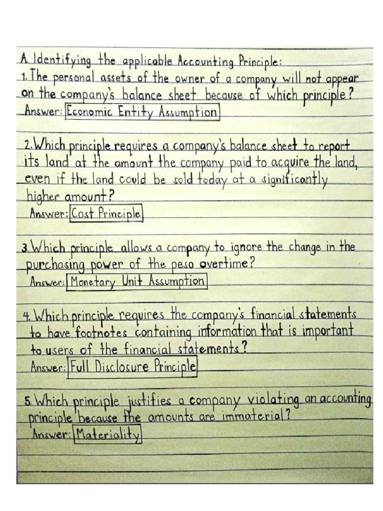 Financial Accounting Exercise 1 Pdf