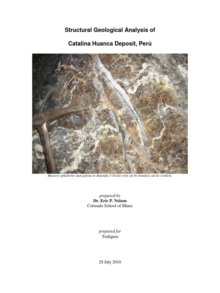 Catalina Huanca Structural Geology Report - Nelson - 29july | PDF ...