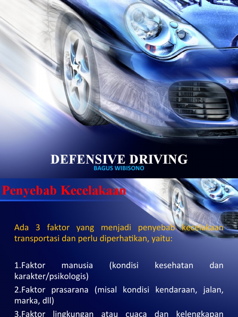 Defensive Driving | PDF