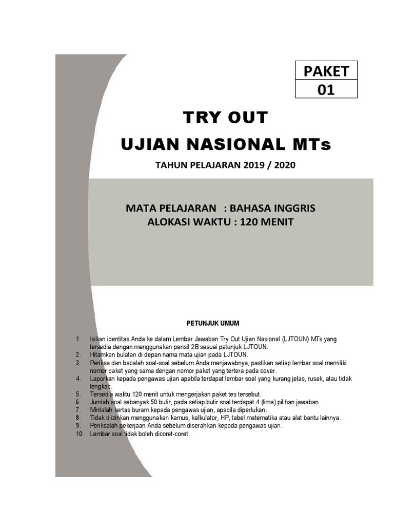 Paket 1 Big To Jatim 2020 PDF | PDF | Rhinoceros