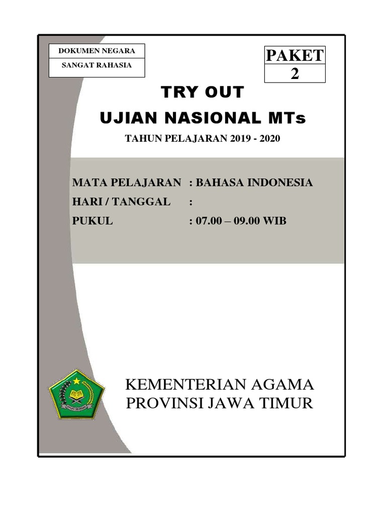Rev-TO BIN MTs 1920 Paket 2 - SB PDF | PDF