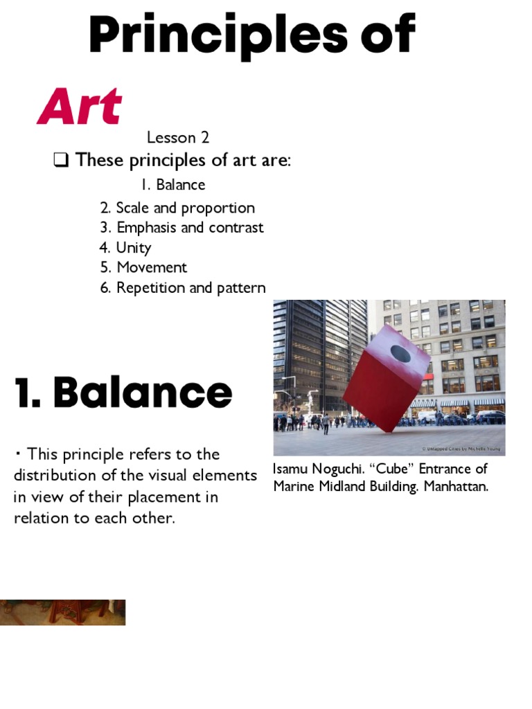Lesson 2 - Principles of Art | Download Free PDF | Composition (Visual ...