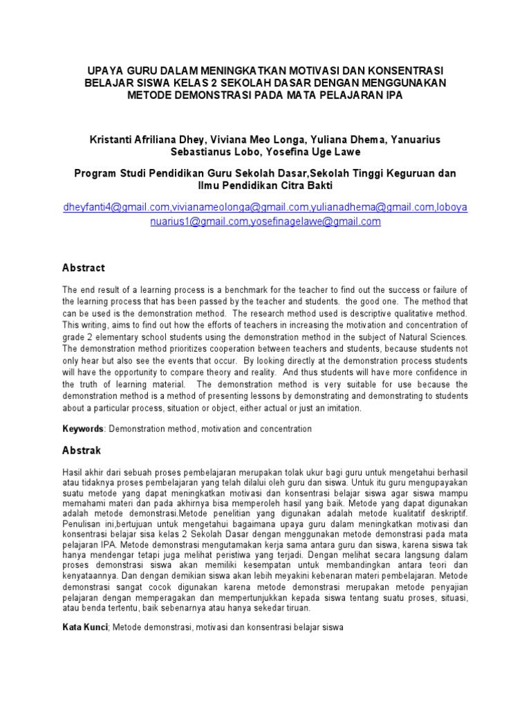 Artikel Ipa Kel 6 | PDF