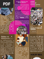 Gender Equality (Tagalog | PDF
