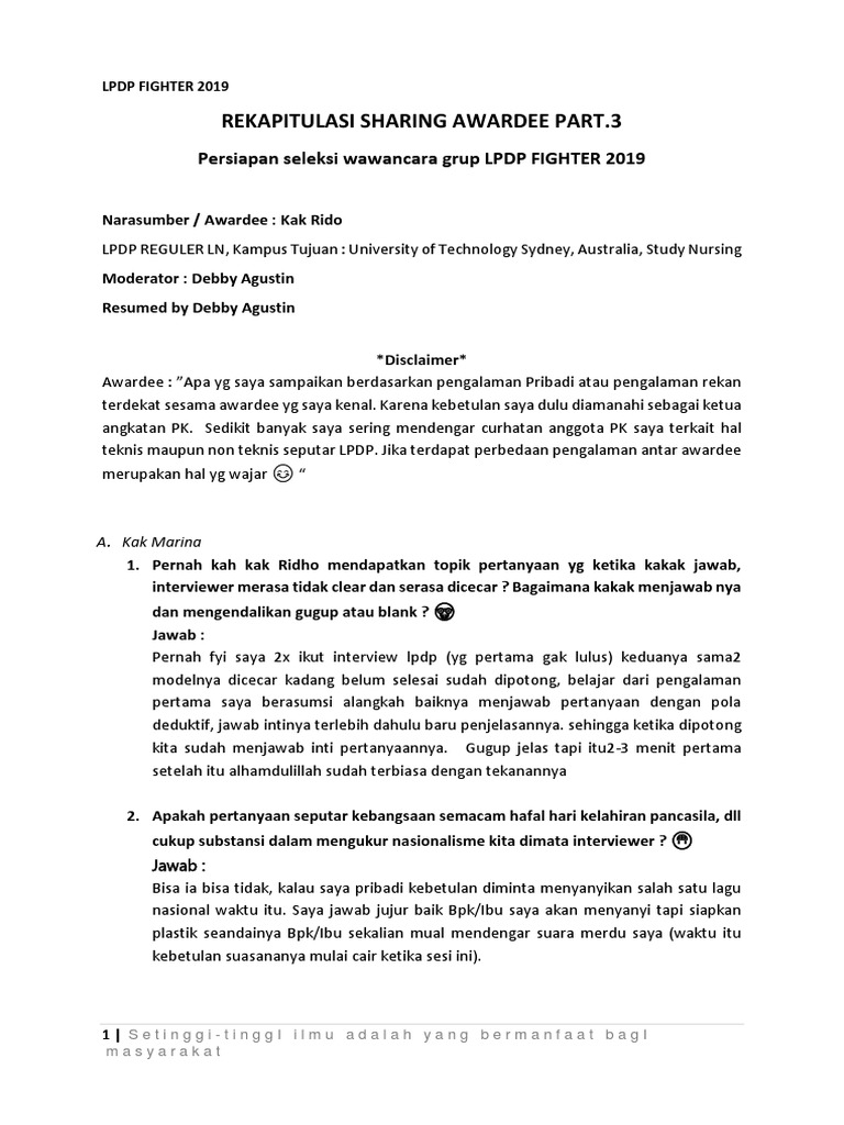 Rekap Sharing Awardee Part 5 FIX - 230125 - 230028 | PDF