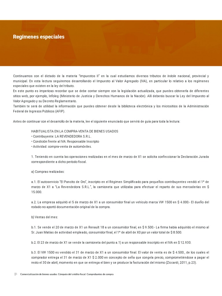 Regímenes Especiales | PDF | Seguro | Impuestos