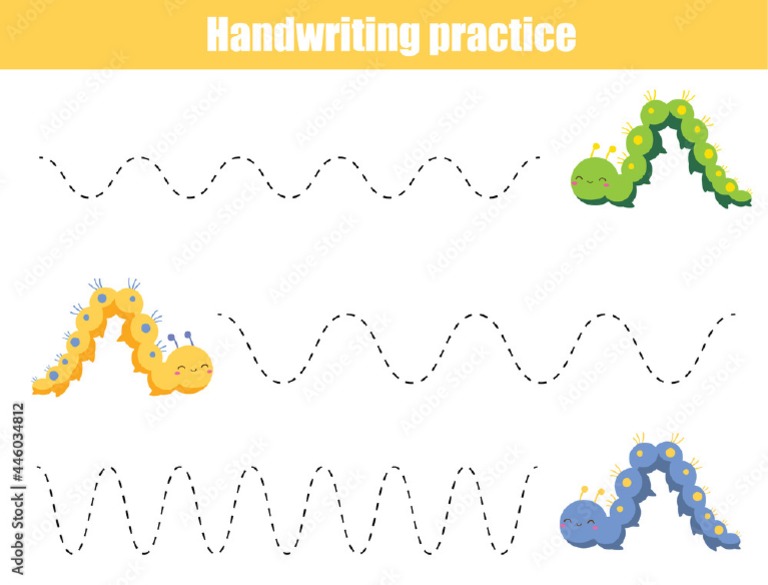 Trace The Broken Line | PDF
