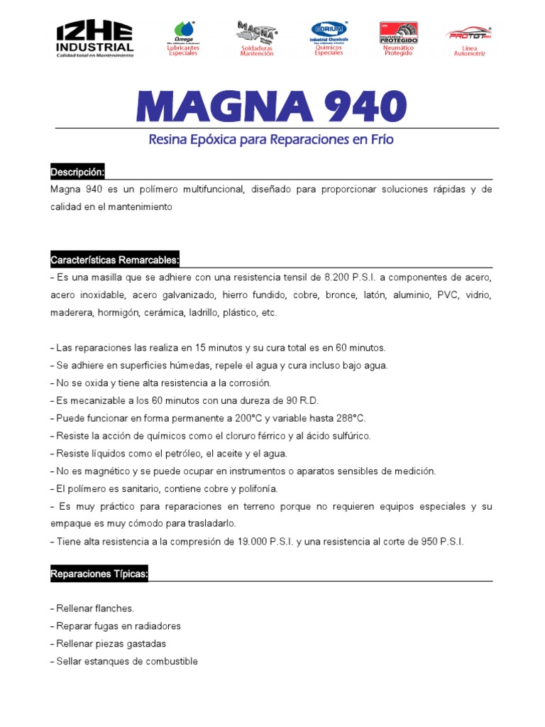 FT Magna 940 PDF | PDF | Cobre | Acero