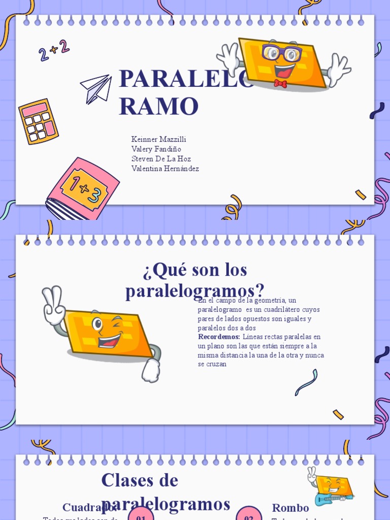 Paralelogramo | PDF | Longitud | Rectángulo