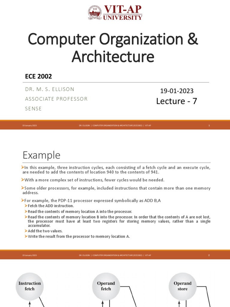 L7 19 Jan 2023 | Download Free PDF | Central Processing Unit | Computer Architecture
