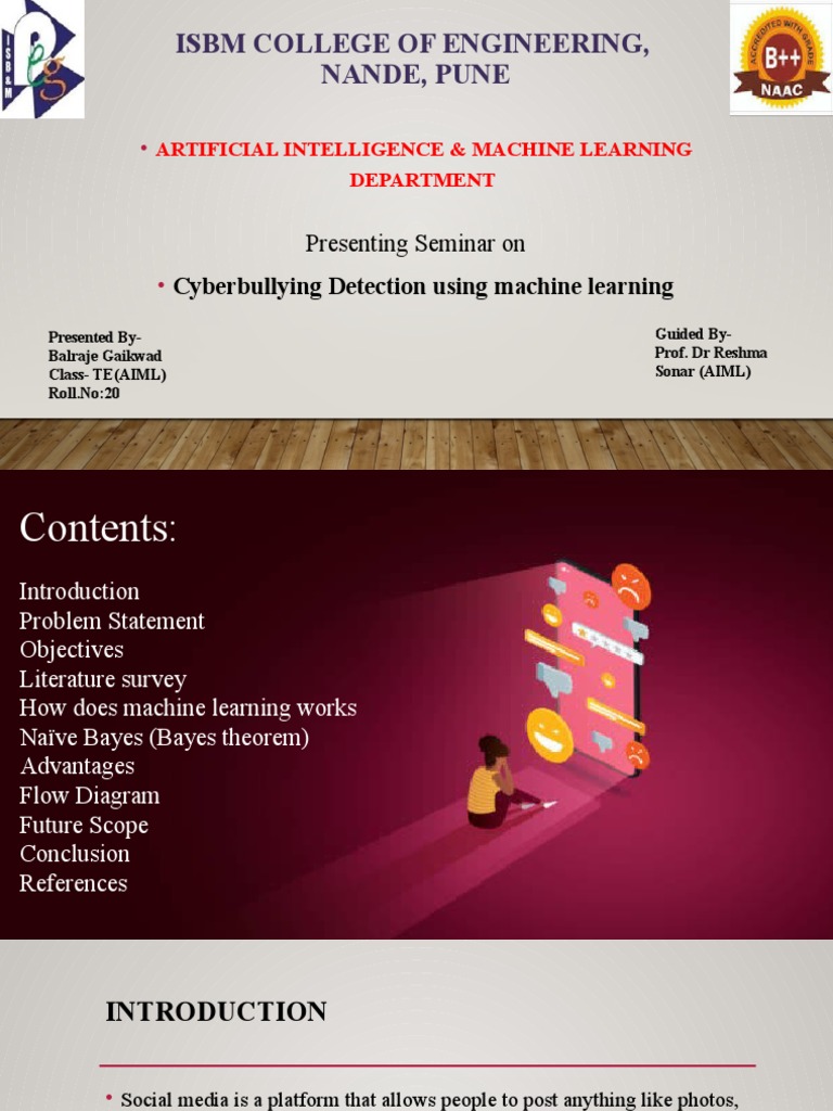 Cyberbulling Detection Using Ml Updated Pdf Machine Learning Cyberbullying 