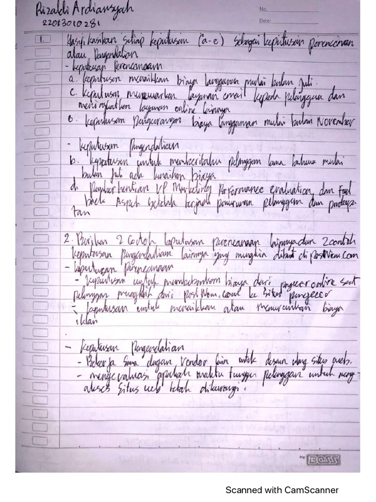 Rizaldi Ardiansyah - 22013010281 PDF | PDF