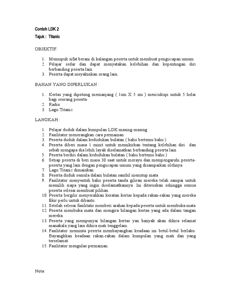 Contoh Ldk 2 Pdf