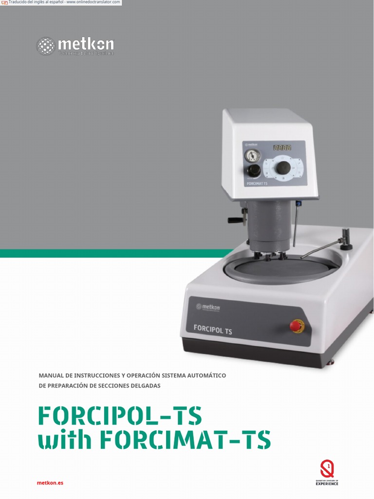 +METKON - FORCIPOL-TS & FORCIMAT-TS - OPERATION - AND - INSTRUCTION ...