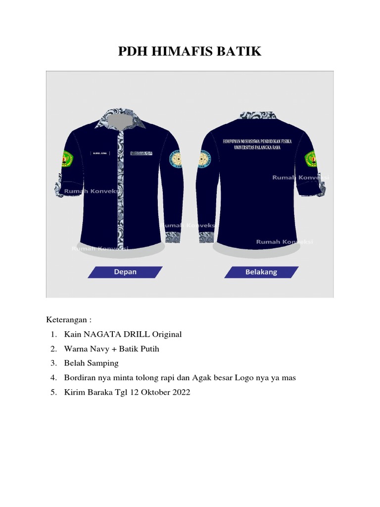 PDH Himafis Batik | PDF