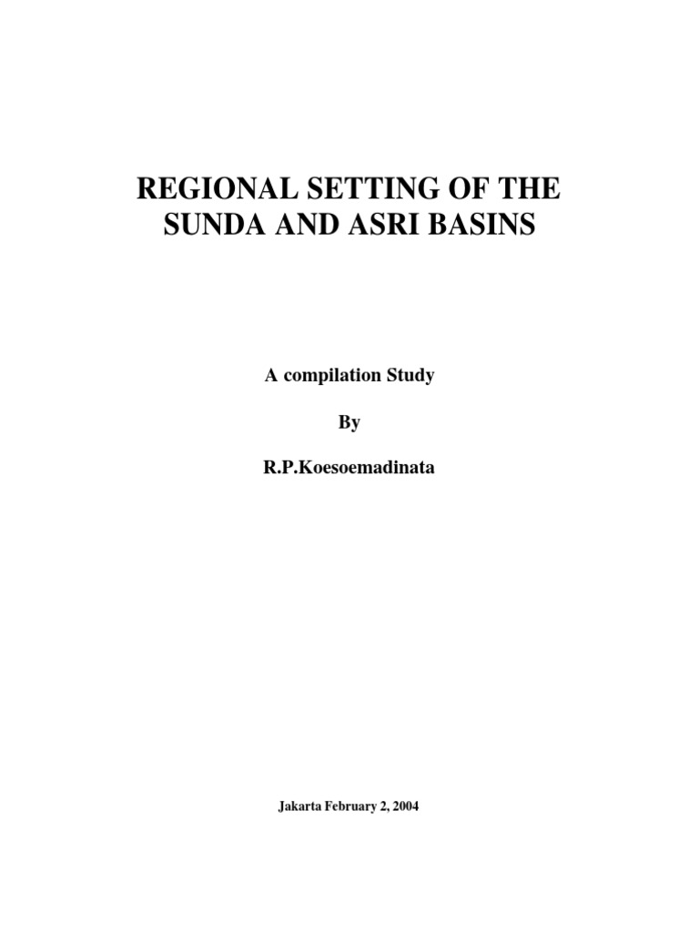 Sunda and Asri Basins Overview | PDF | Rift | Sedimentary Rock