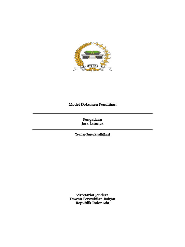 MDP Tender Ulang Kontrak Service Pemeliharaan Halaman Gedung Dan Kantor ...
