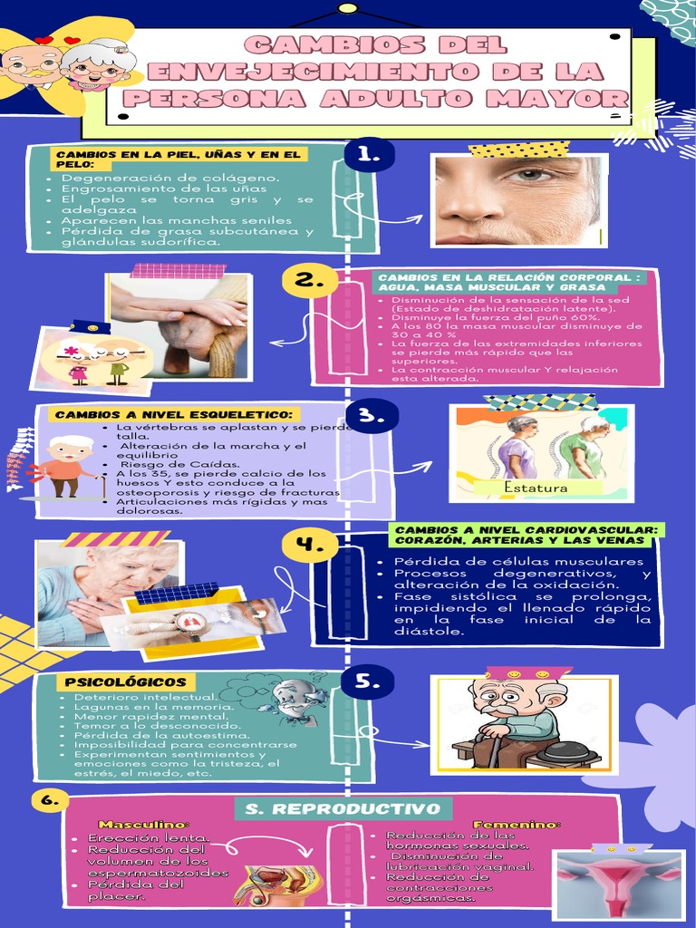Cambios físicos, psicológicos y reproductivos asociados al envejecimiento en adultos mayores ...