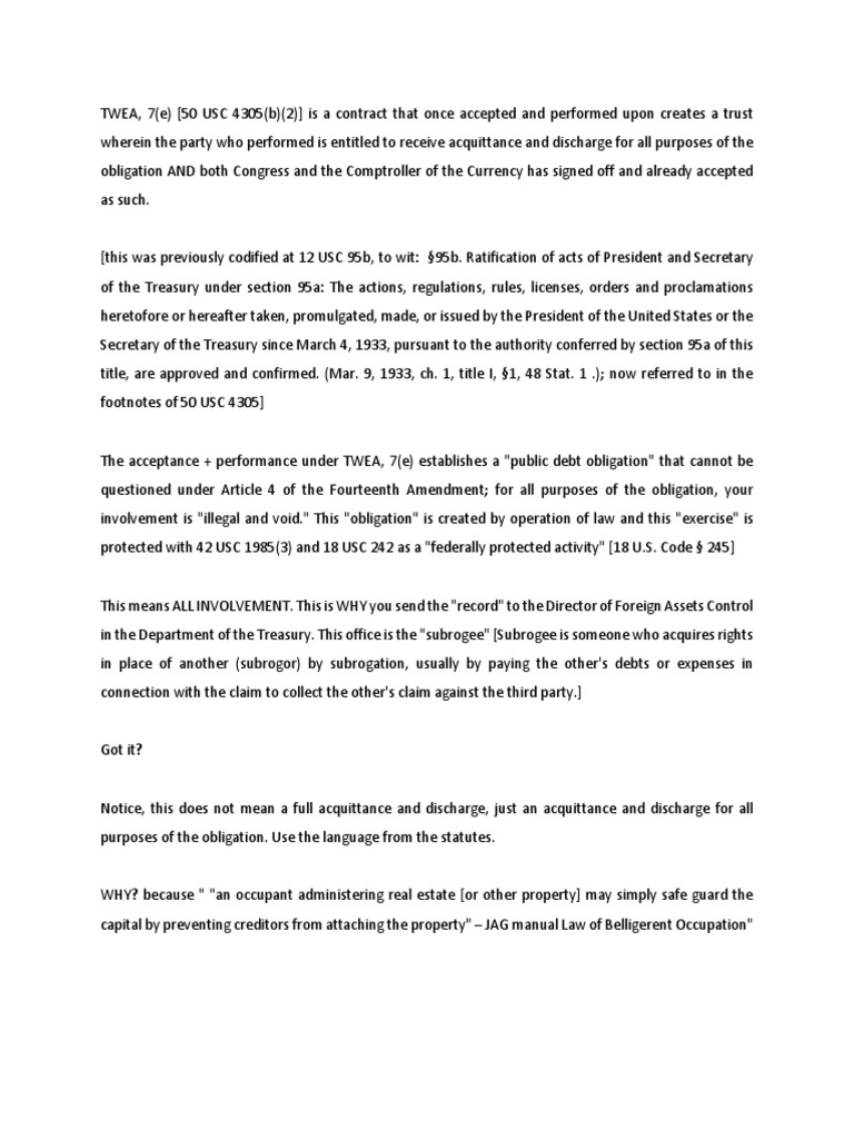 simple treaty of protection | PDF | Subrogation | Justice