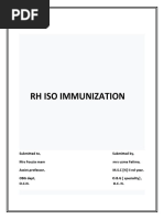 Rhogam Medication Template | PDF | Serology | Anatomy
