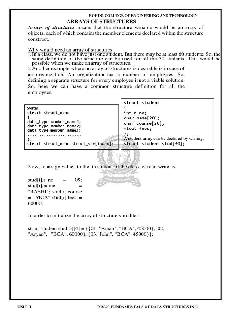 Structures | PDF | Computer Science | Computer Engineering