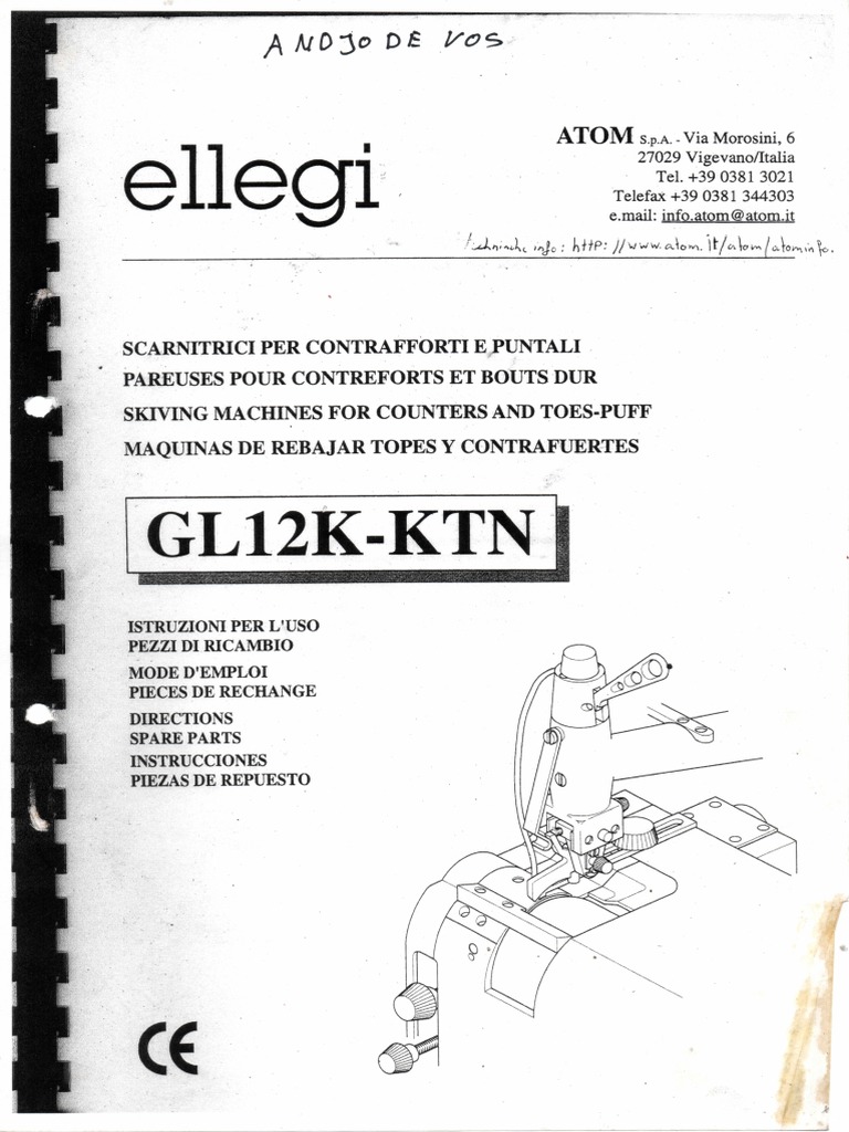 Ellegi GL12K-KTN PDF | PDF