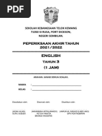 Uasa Year 3 English 2022 | PDF