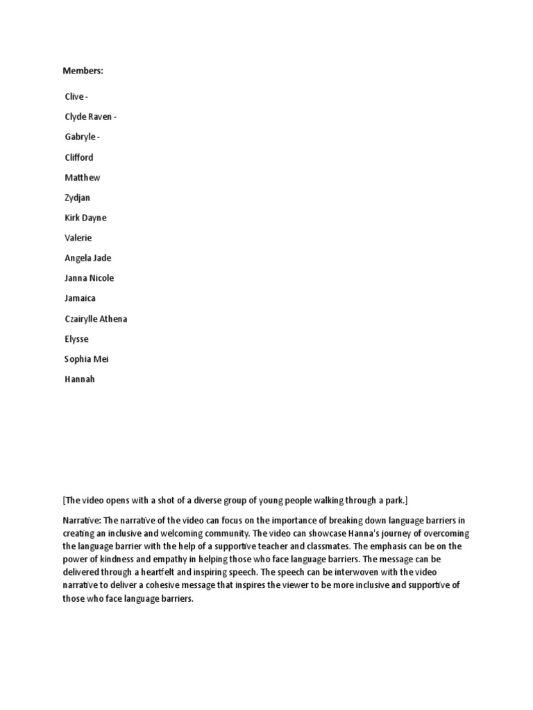 Language Barrier Scripts | PDF | Human Communication | Linguistics