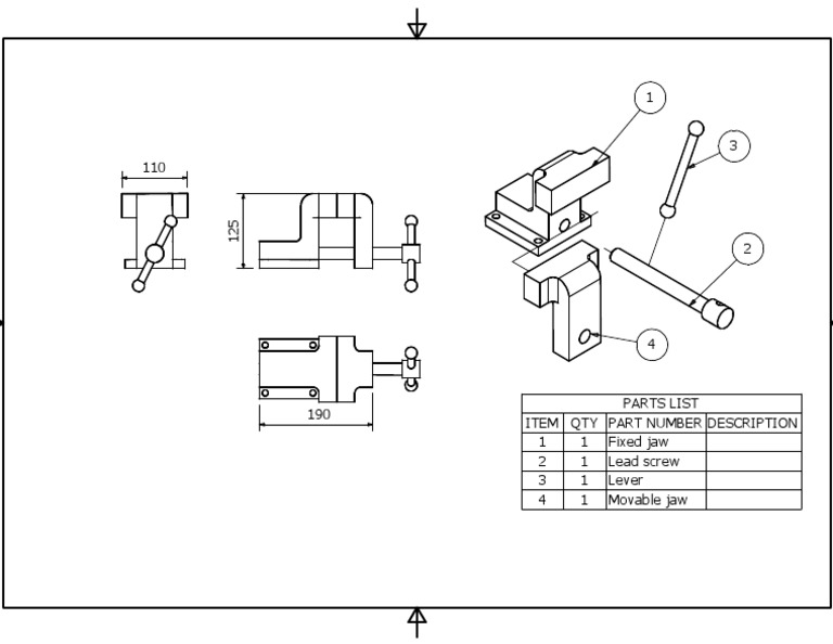 Bench vise exploded view | PDF