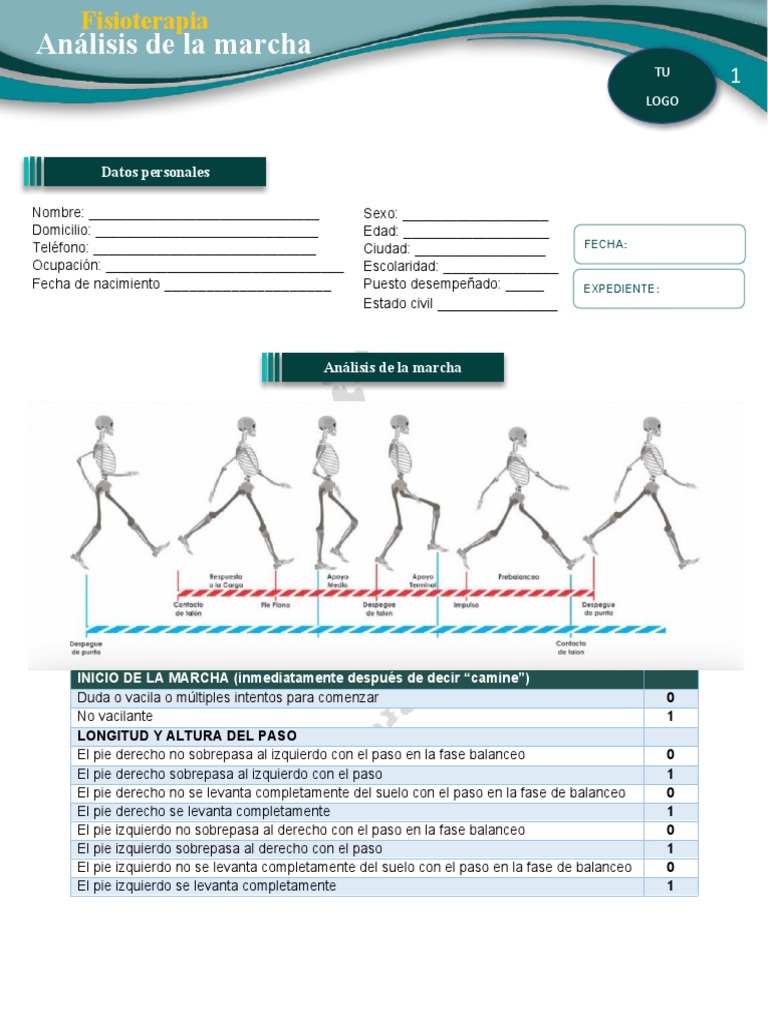 Análisis de Marcha en Fisioterapia | PDF