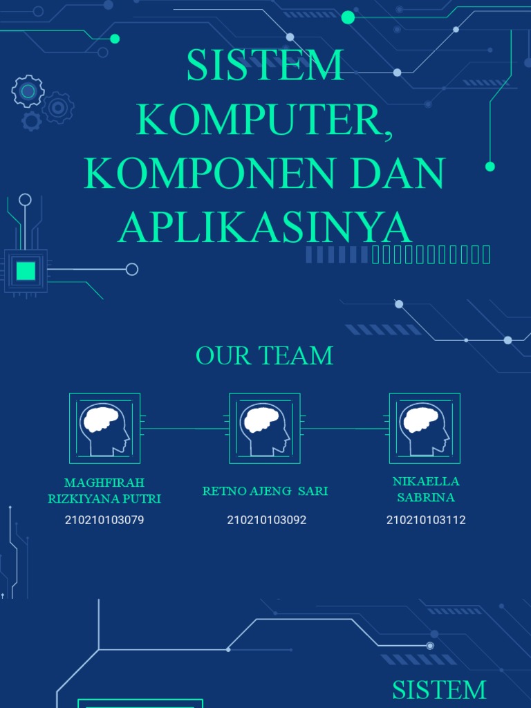 SISTEM KOMPUTER DAN KOMPONEN UTAMA | PDF