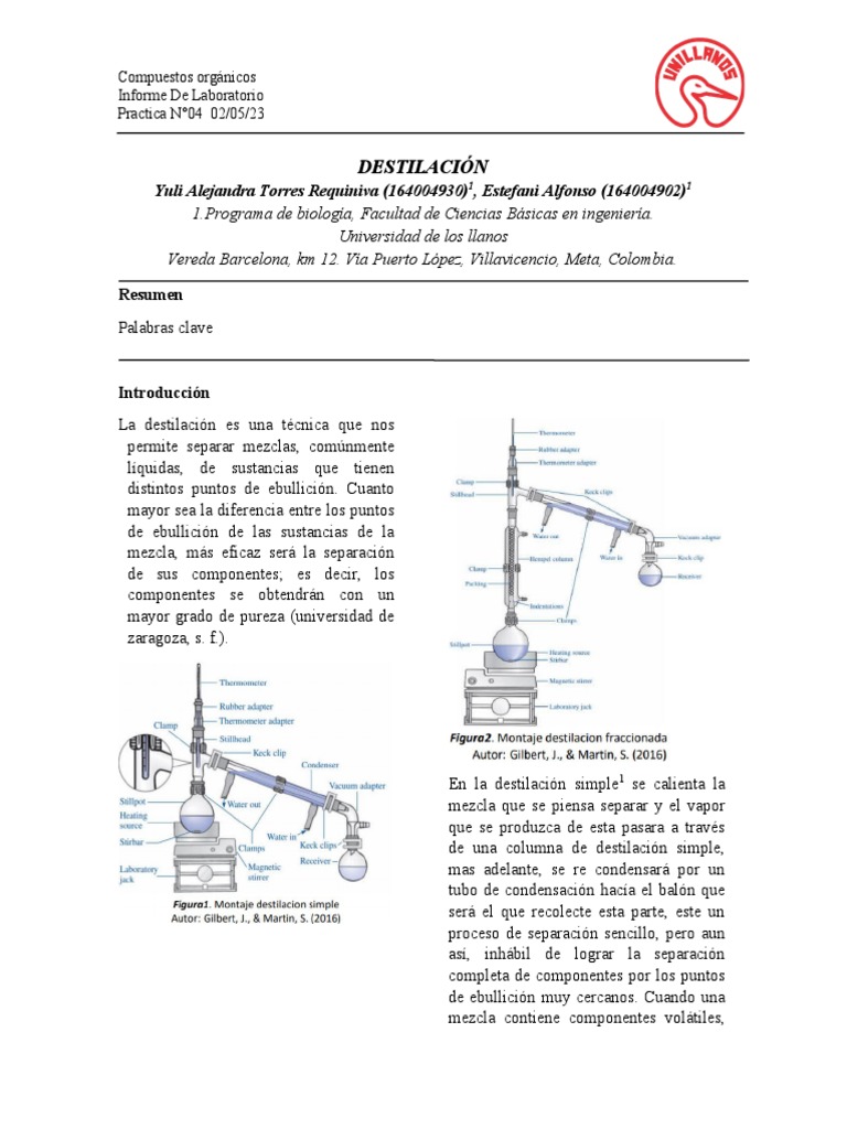 Destilacion Reparado Pdf Destilación Gases