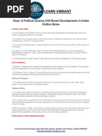 Class 12 Political Science: Regional Aspirations | PDF | Politics Of India